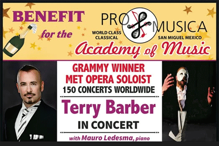 Terry Barber: A Night of Emotion and Music - Discover San Miguel de Allende