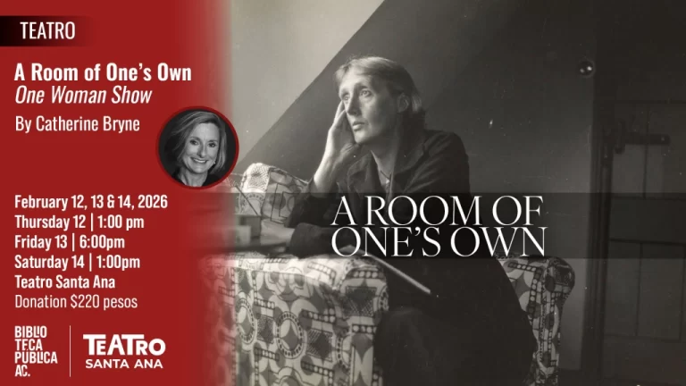 A Room of One’s Own - One Woman Show [] Teatro Santa Ana - Discover San ...